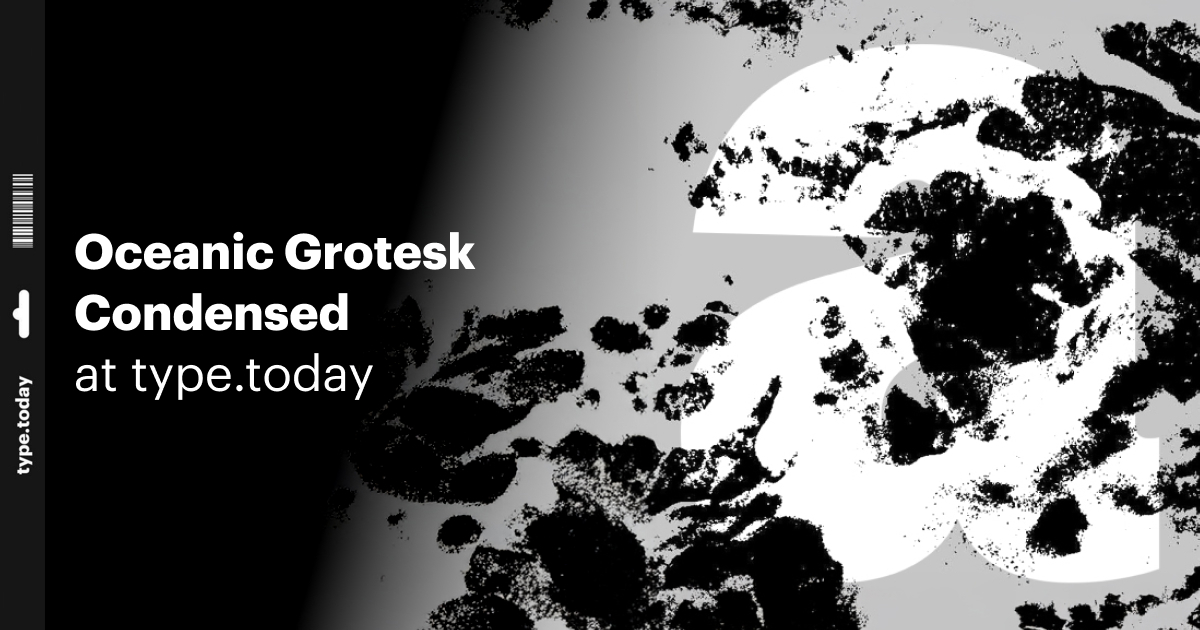 Oceanic Grotesk Condensed Poster