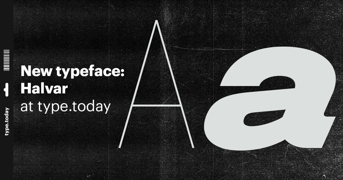 New typeface: Halvar