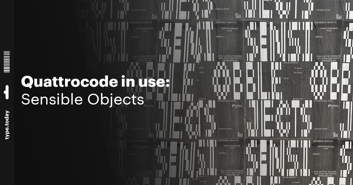 Quattrocode in use: Sensible Objects